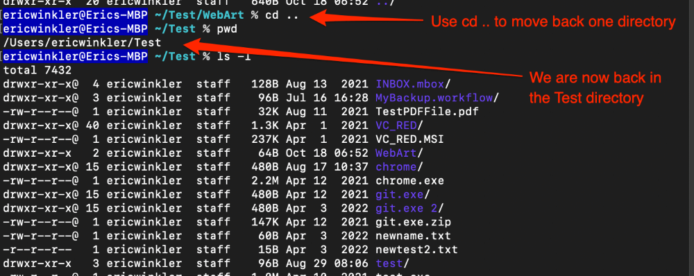 How To Navigate To A Folder In Terminal Mac