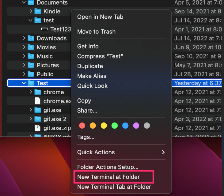 How To Open Terminal In Current Folder On Mac