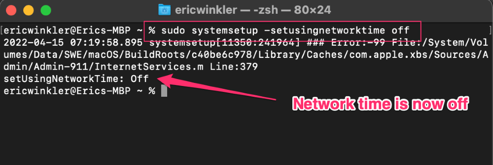 How To Change Date And Time On Mac Using Terminal