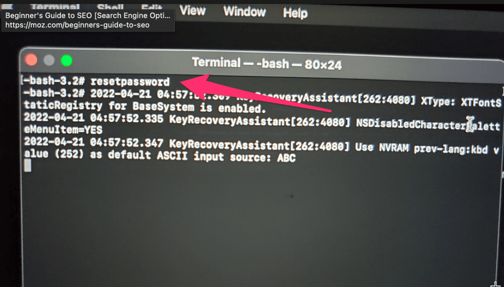 9 Steps To Reset Admin Password On Mac via Terminal 